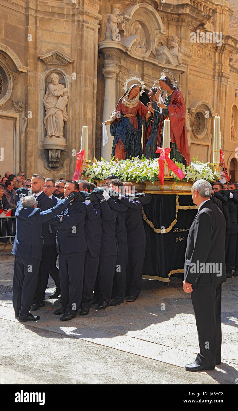 Sicily, Trapani, Good Friday Mystery Procession La Processione dei ...
