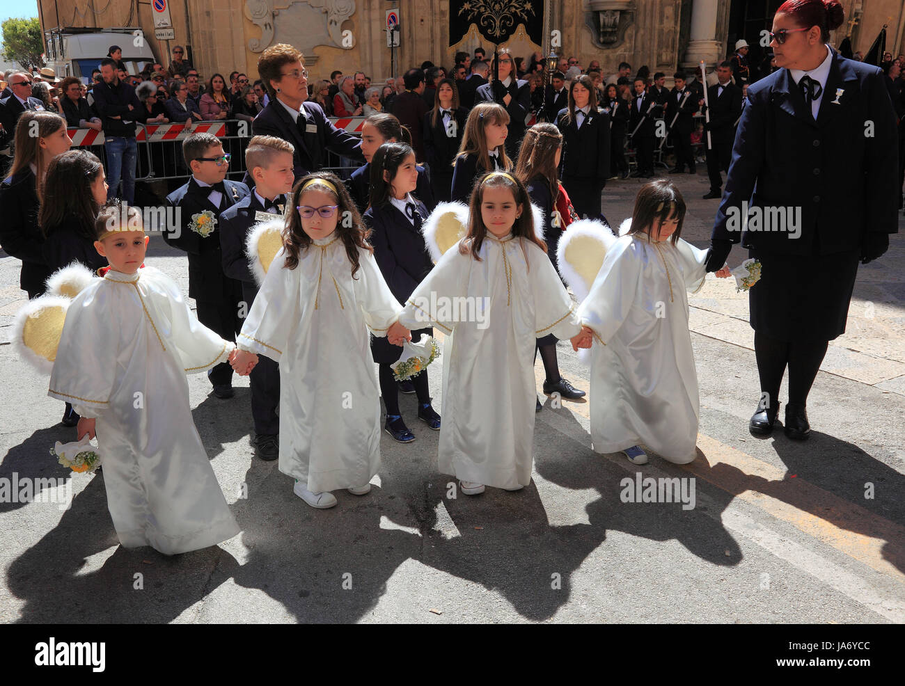 Sicily, Trapani, Good Friday Mysterious procession La Processione dei ...