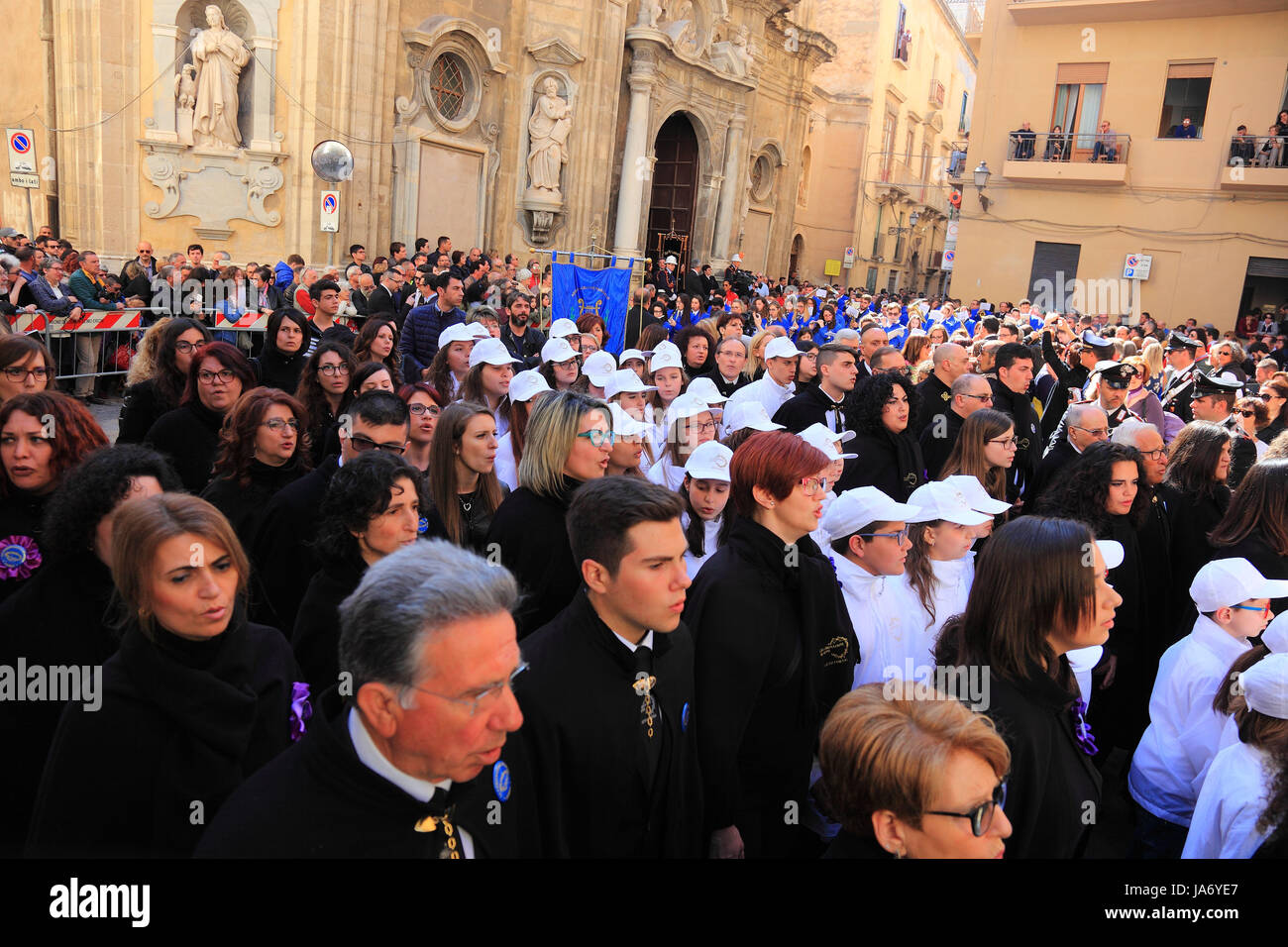 Sicily, Trapani, Good Friday Mystery Procession La Processione dei ...