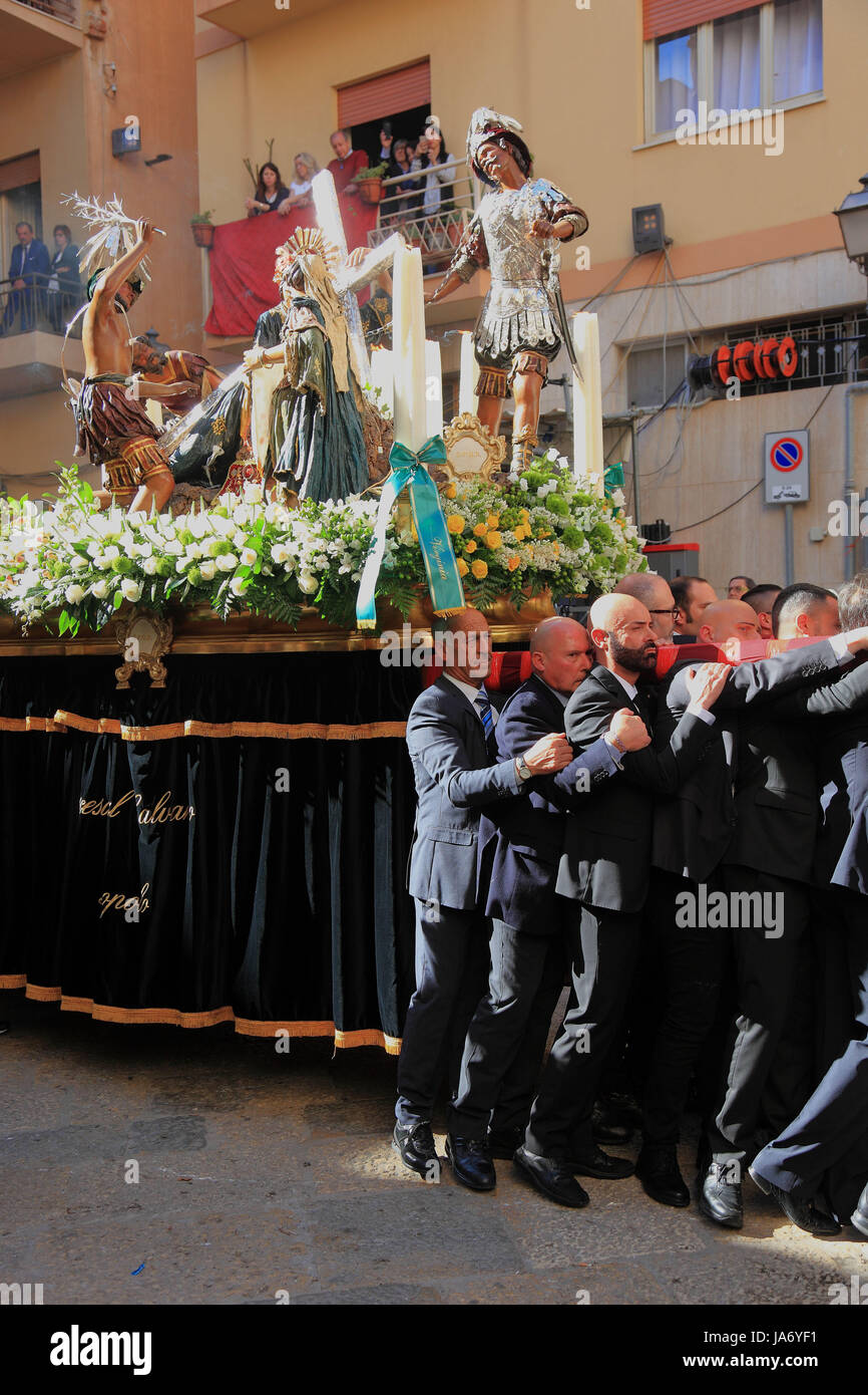 Sicily, Old Town Trapani, Good Friday Mystery Procession La Processione ...
