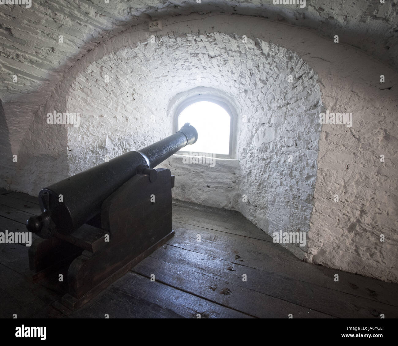 August 3, 2017 - Trondheim, Trondelag, Norway - A restored battle ...