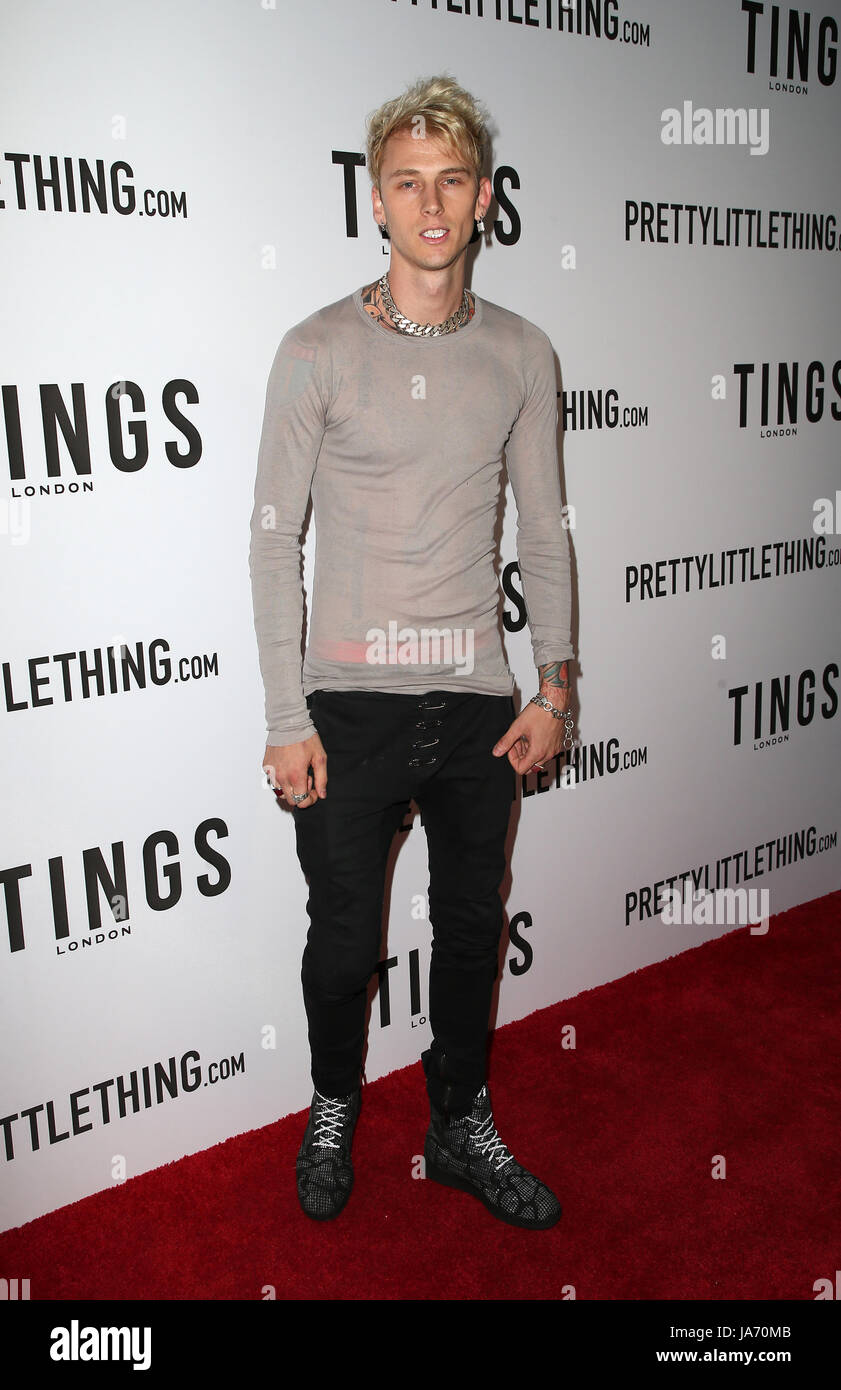 WEST HOLLYWOOD, CA - August 23: Colson Baker, Machine Gun Kelly, At ...