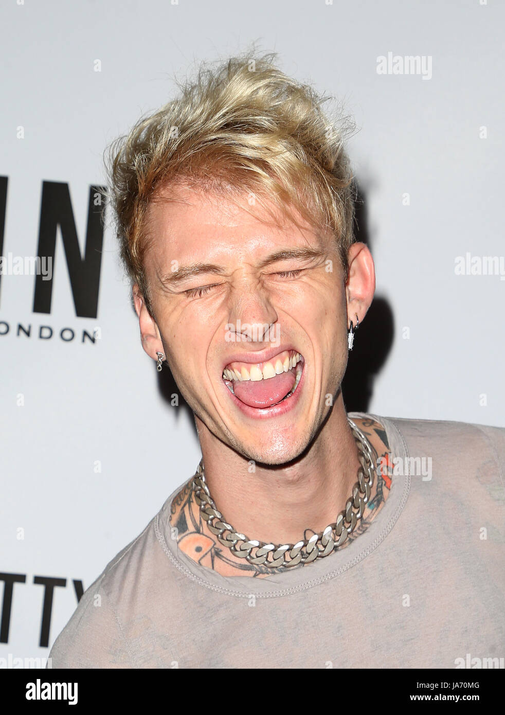 WEST HOLLYWOOD, CA - August 23: Colson Baker, Machine Gun Kelly, At TINGS Hosts 'Secret Party ...
