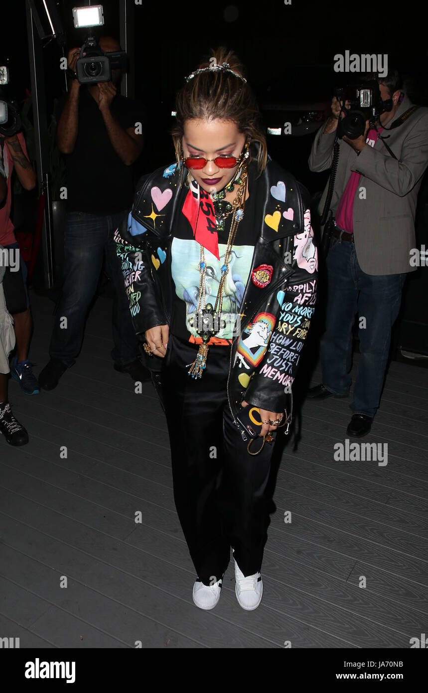 WEST HOLLYWOOD, CA - August 23: Rita Ora, At TINGS Hosts 'Secret Party ...