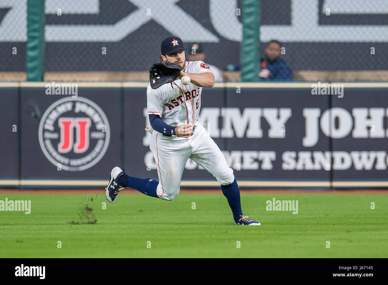 August 23, 2017: Houston Astros center fielder Jake Marisnick (6 ...