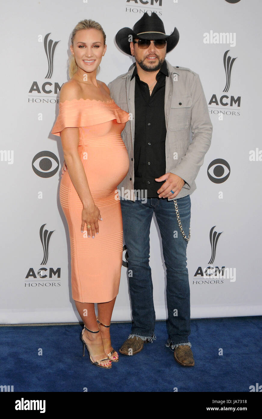 23 August 2017 - Nashville, Tennessee - Jason Aldean, Brittany Kerr ...