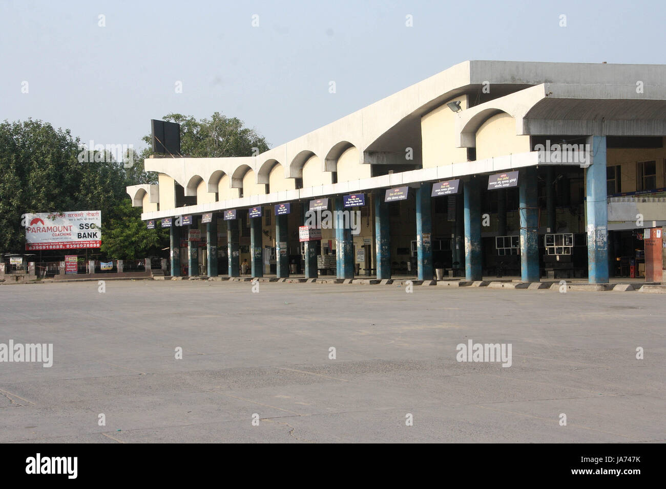 SIRSA, INDIA - AUGUST 24: A view of Haryana roadways buses parked at ...