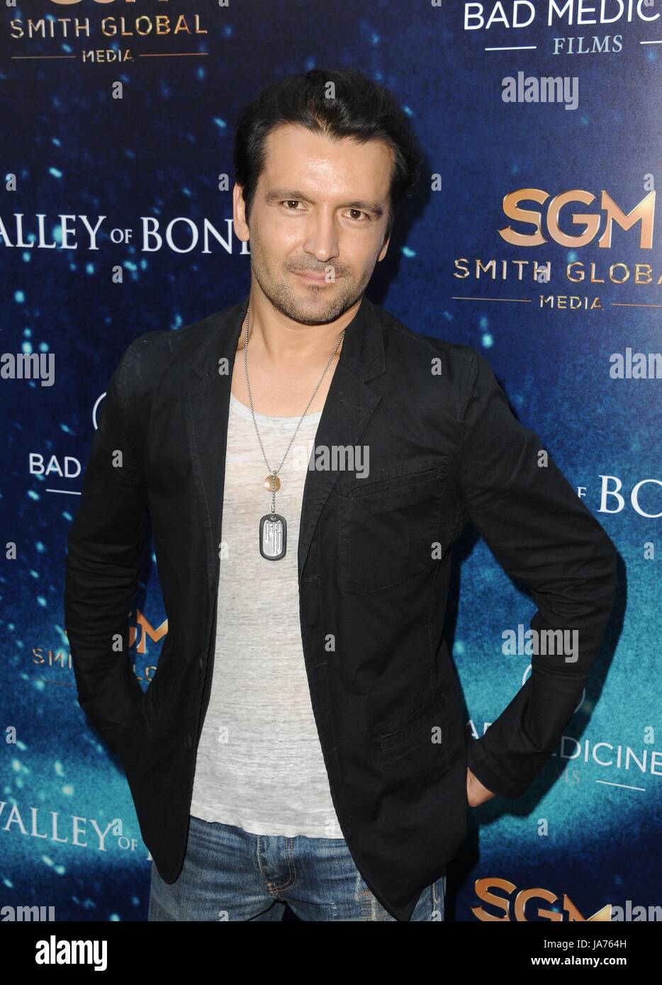 Los Angeles, CA, USA. 24th Aug, 2017. Luis Bordonada at arrivals for VALLEY OF BONES Premiere ...