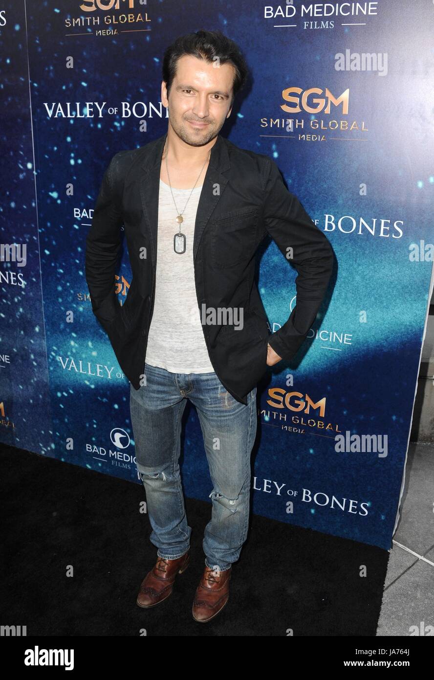 Los Angeles, CA, USA. 24th Aug, 2017. Luis Bordonada at arrivals for VALLEY OF BONES Premiere ...