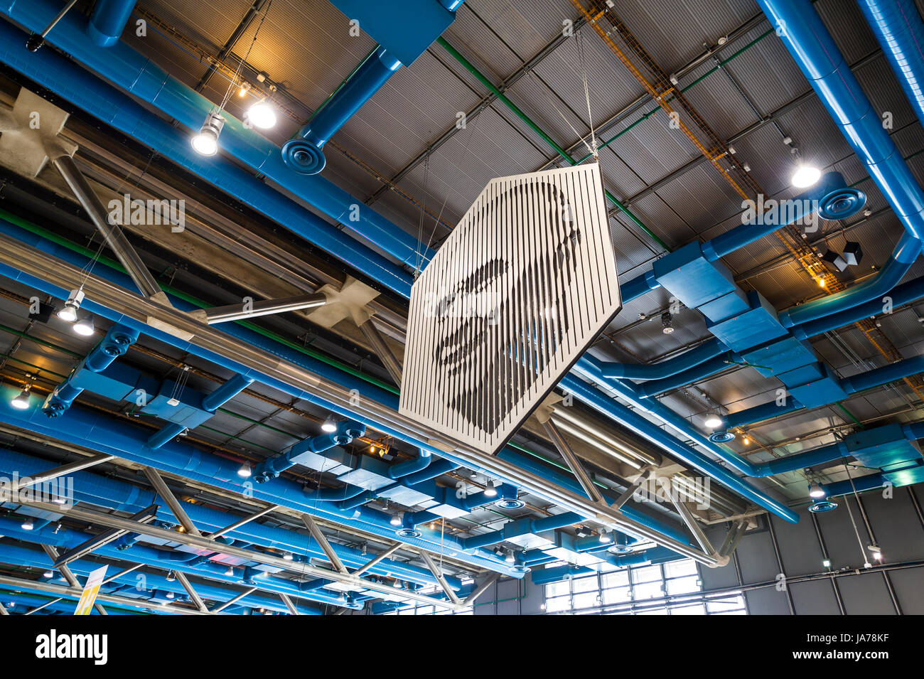 Paris centre pompidou interior hi-res stock photography and images - Alamy