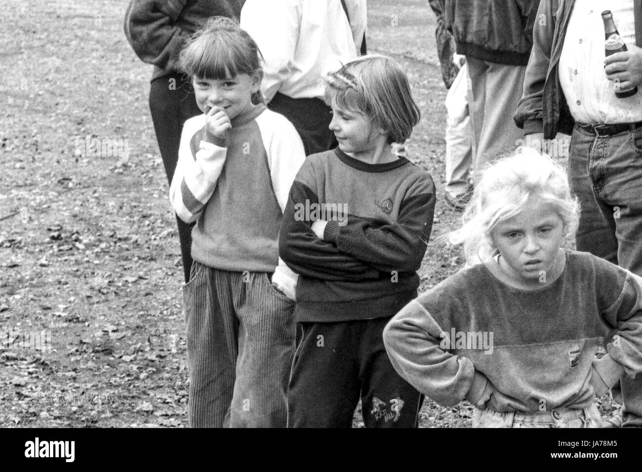 Polish children begging by german tourist for help and money and ...