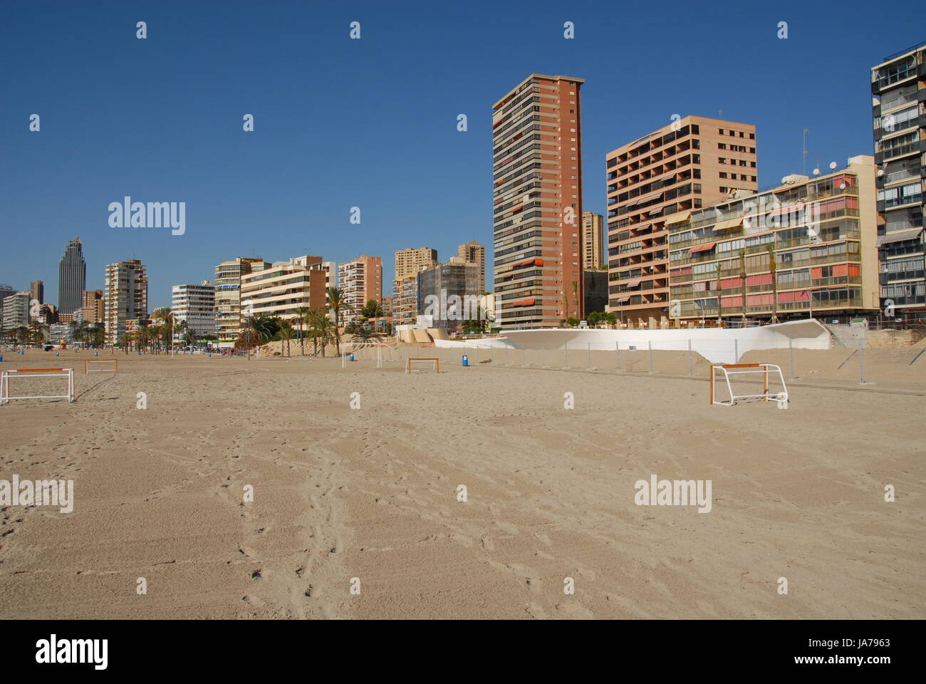 spain - benidorm - beach Stock Photo - Alamy