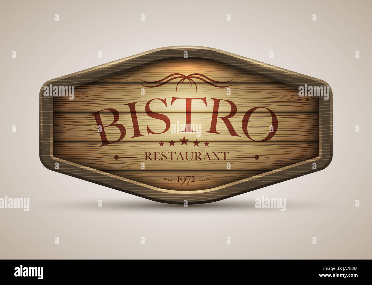 cafe, restaurant, board, illustration, wooden, vector, signboard, cafe ...