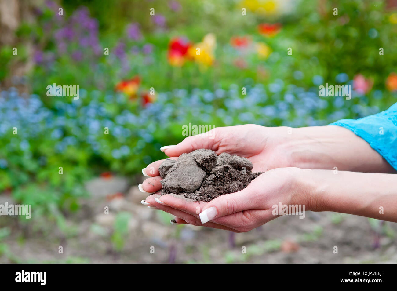 handful of soil Stock Photo - Alamy