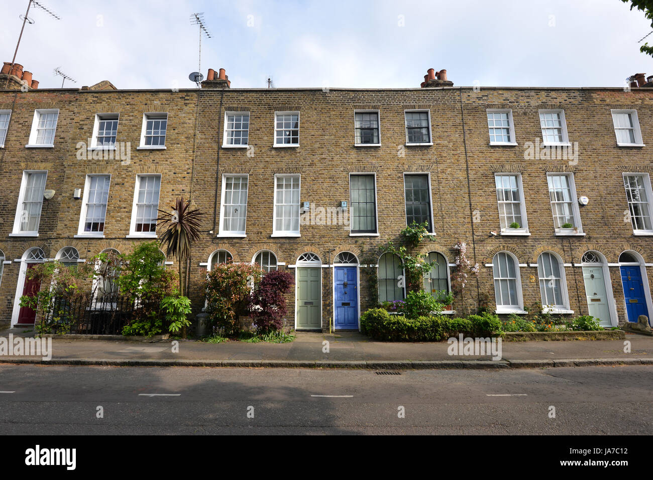 Typical London housing stock, The Oval, Kennington Stock Photo - Alamy