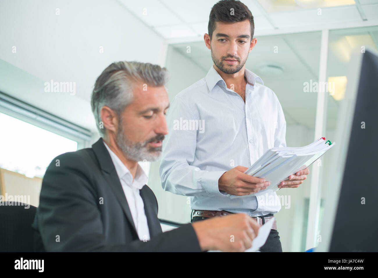 report inform management Stock Photo - Alamy