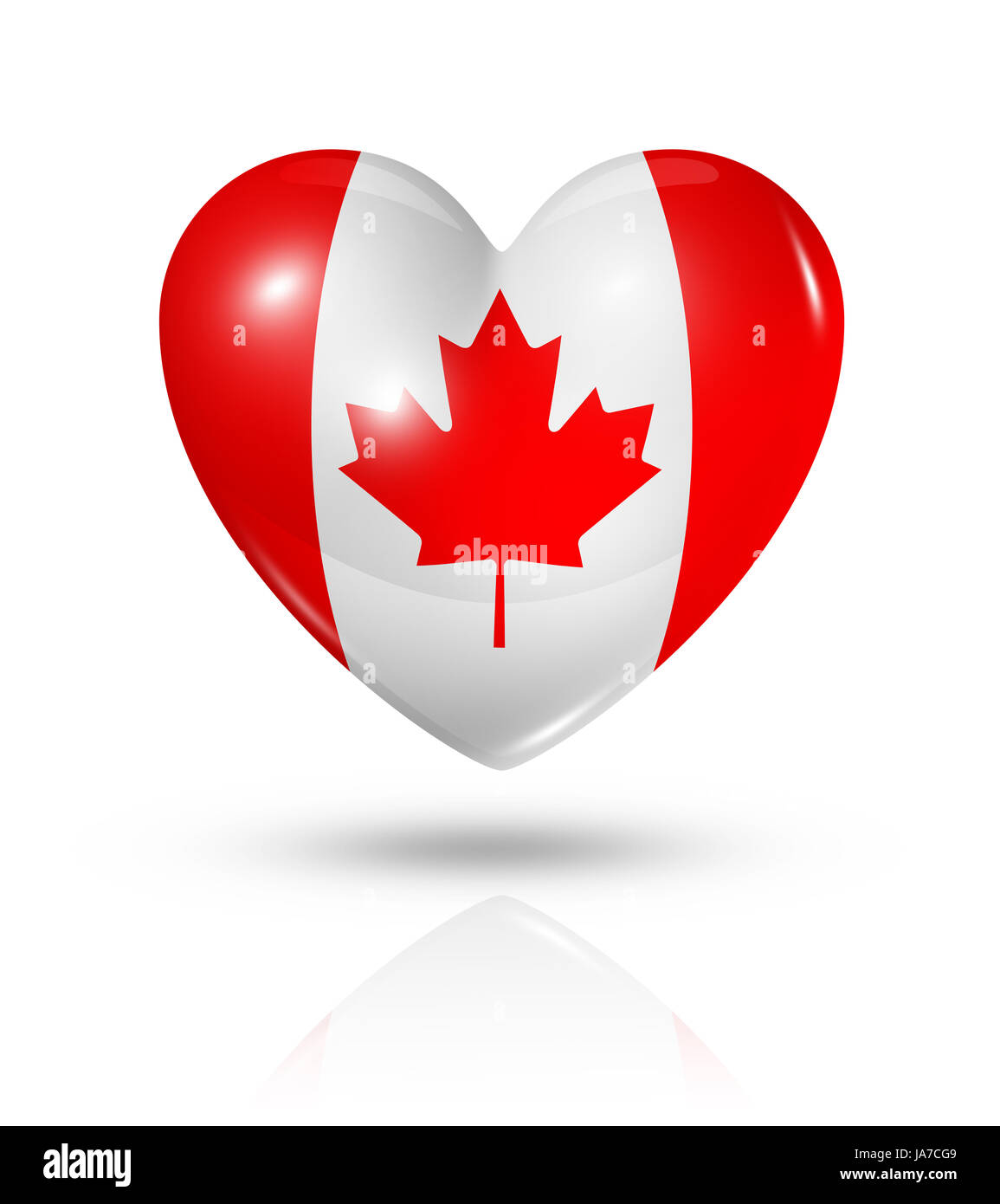 canada, flag, canadian, love, in love, fell in love, heart, pictogram ...