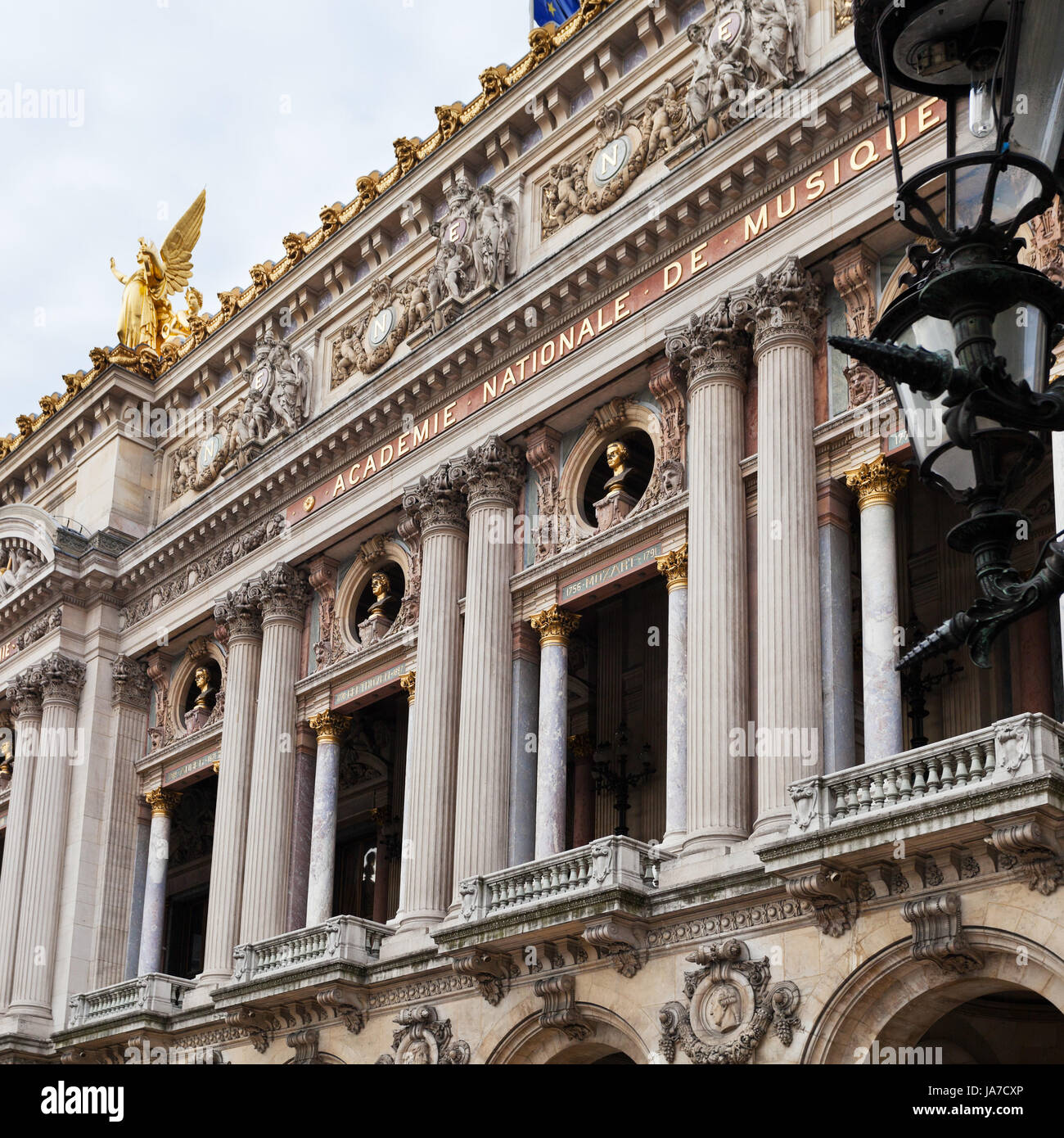 Palais garnier front view in paris hi-res stock photography and images ...