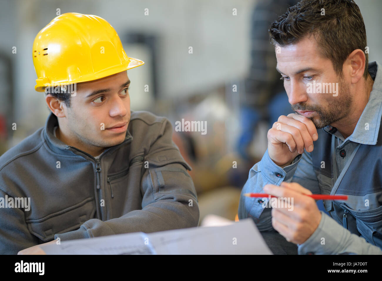 portrait of industrial engineers Stock Photo - Alamy