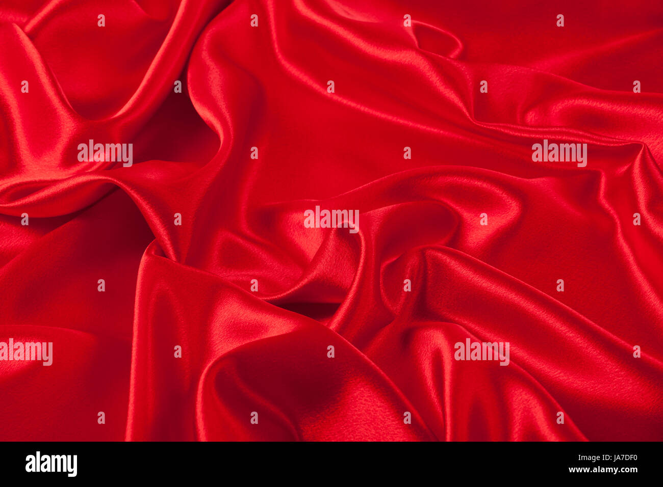 Red satin fabric background Stock Photo - Alamy