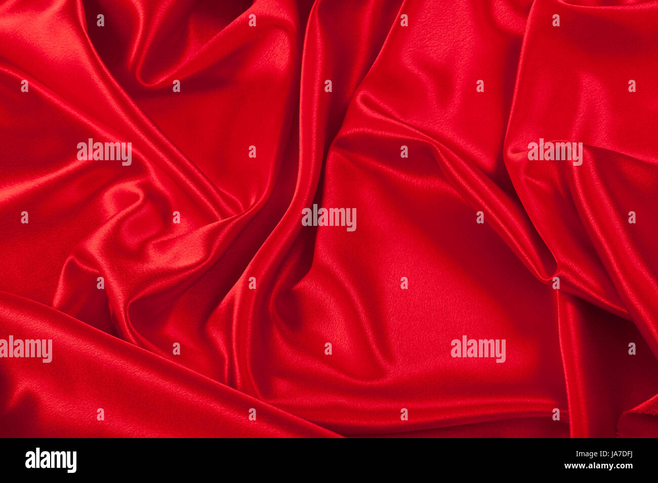 Red satin fabric background Stock Photo - Alamy