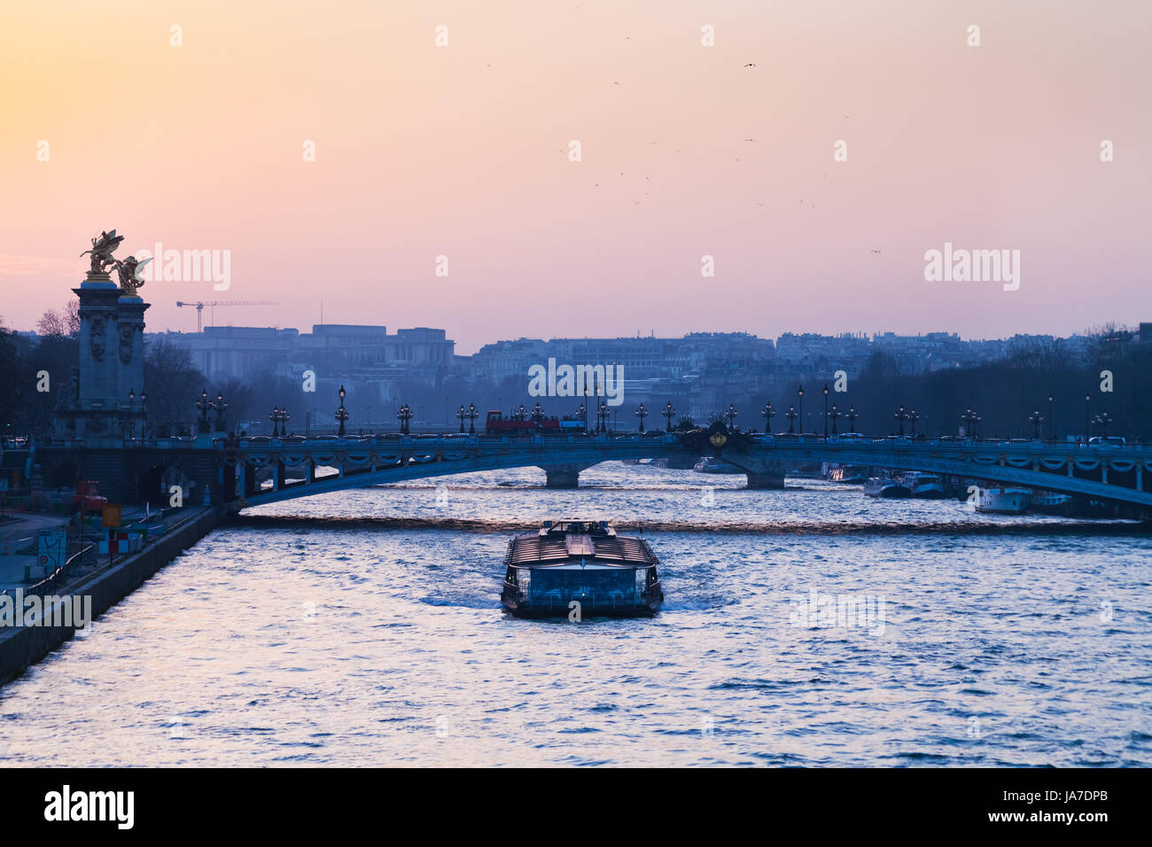 blue, city, town, statue, bridge, sculpture, evening, spring, bouncing ...
