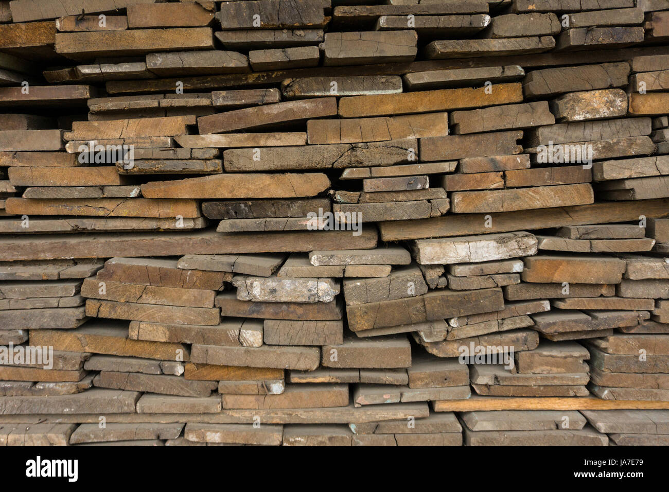 Stack of wood plank texture Stock Photo - Alamy
