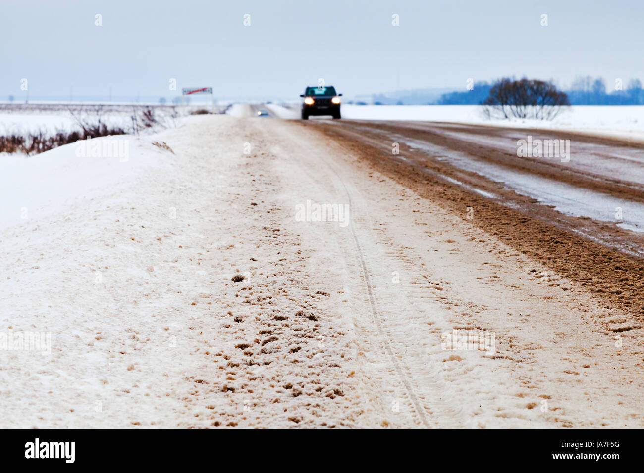 blue, horizon, winter, traffic, transportation, field, snow, coke ...