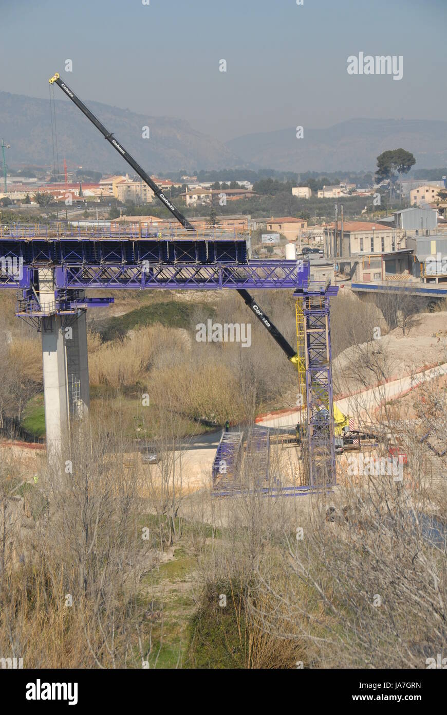 bridge, spain, bridge, spain, freivorbauverfahren, betonbrcke, alicante ...