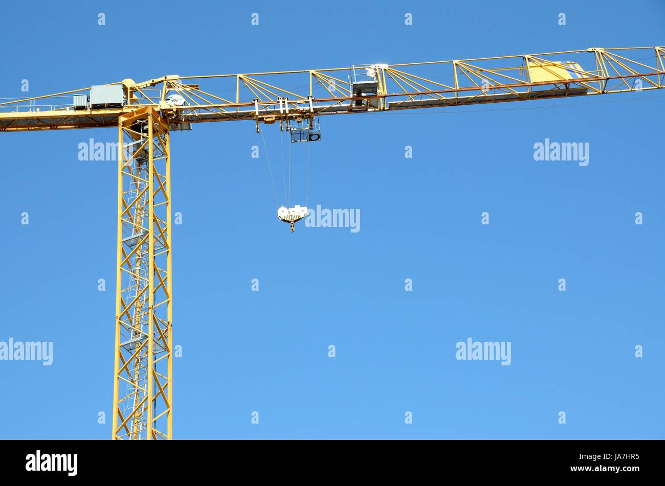 lifting, robot, automatic machine, machine, yellow, construction, crane ...