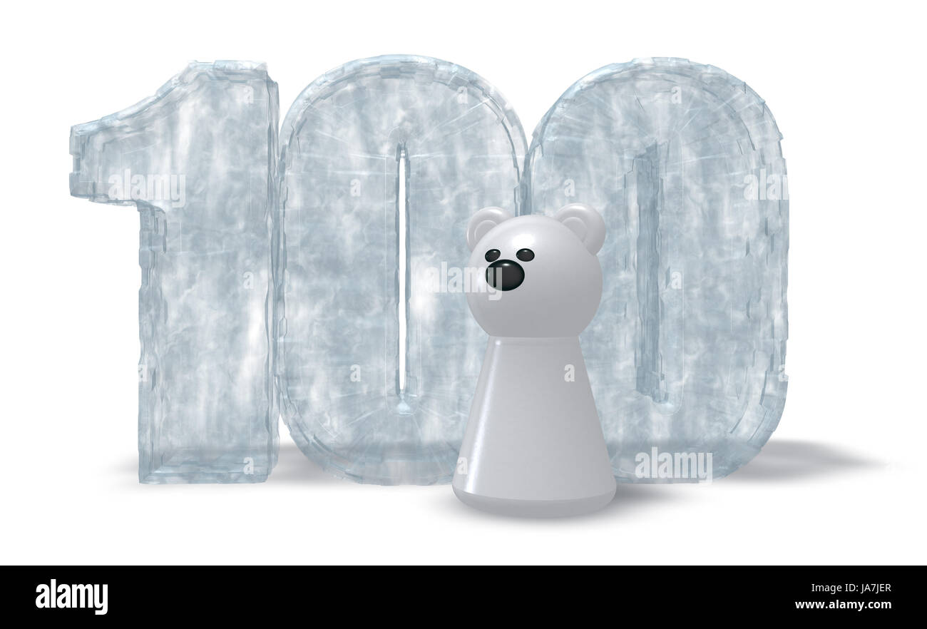 Number ice polar bear Cut Out Stock Images & Pictures - Alamy