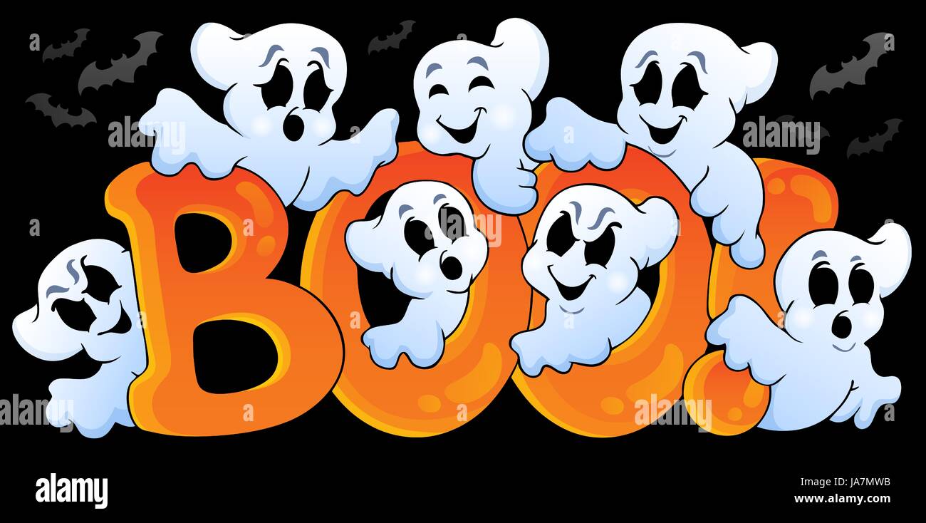 Ghost illustration art hi-res stock photography and images - Alamy