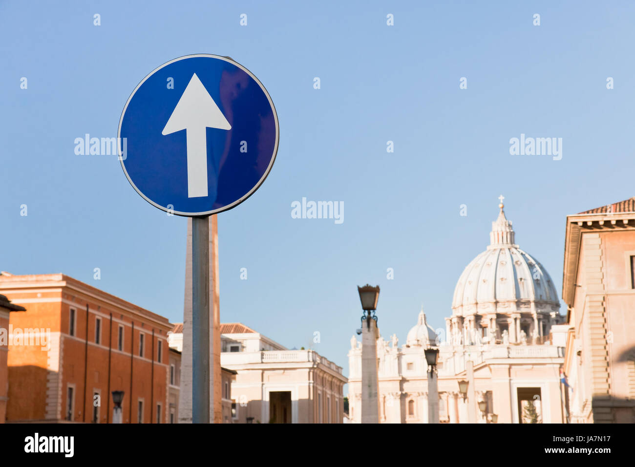 sign, signal, blue, historical, church, city, town, monument, winter ...