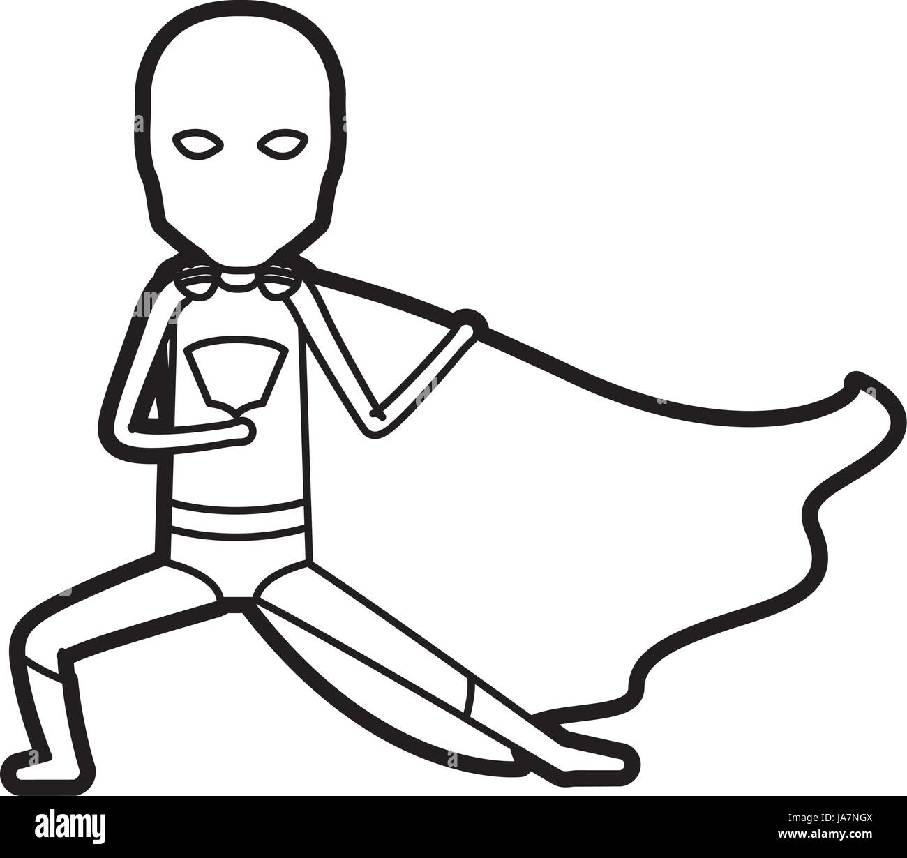 Defensive character Stock Vector Images - Alamy