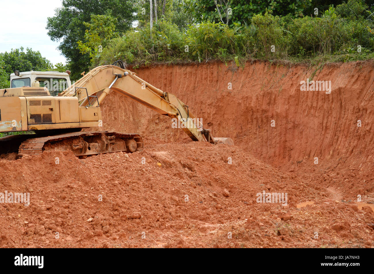 machinery, ground, soil, earth, humus, vehicle, dredge, excavator ...