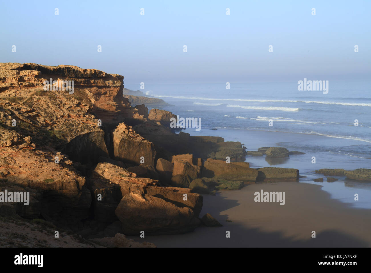 africa, coast, morocco, atlantic, salt water, sea, ocean, water, blue ...