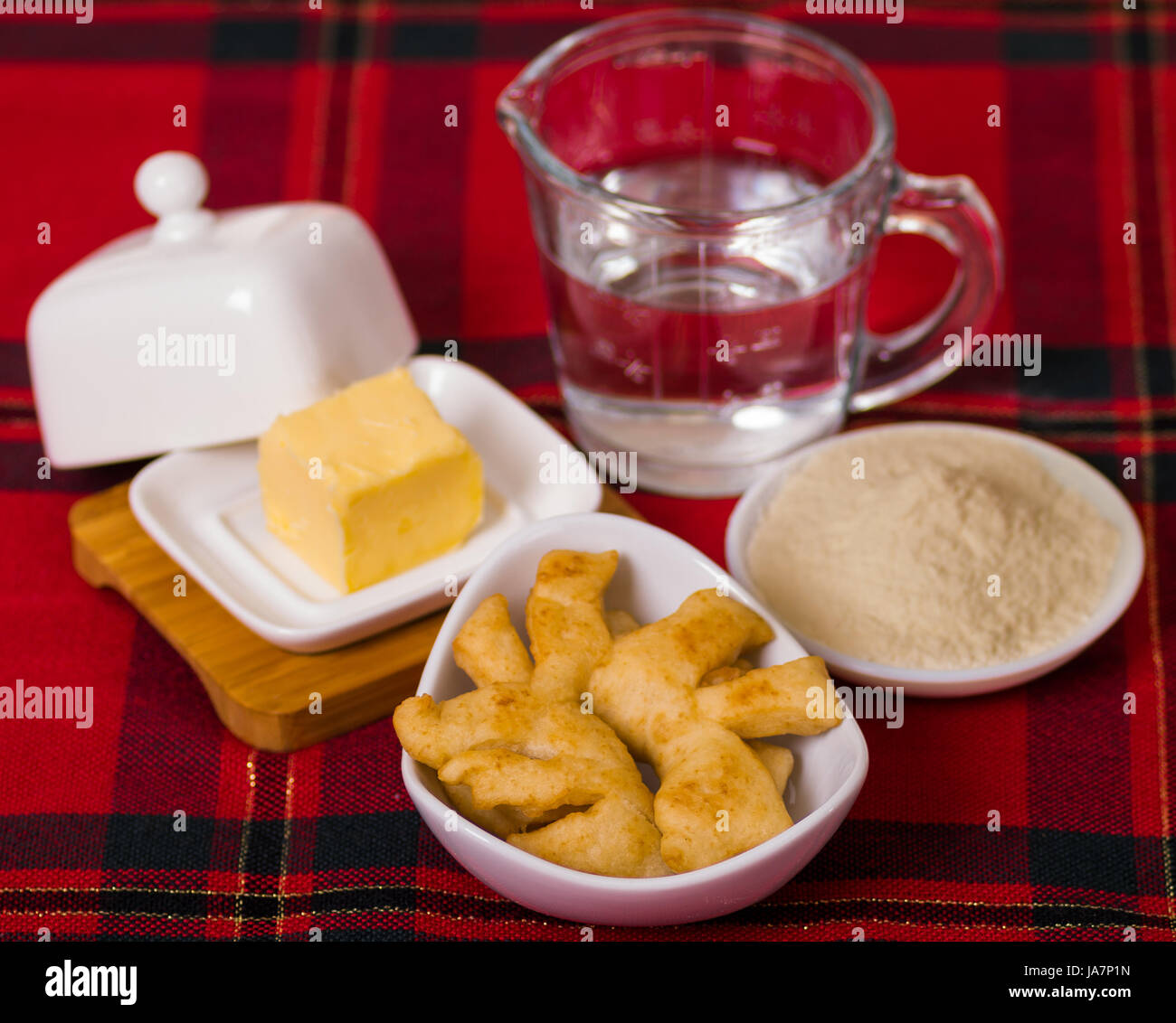 Delicious ecuadorian pristinos piled up in bowl, traditional andean ...