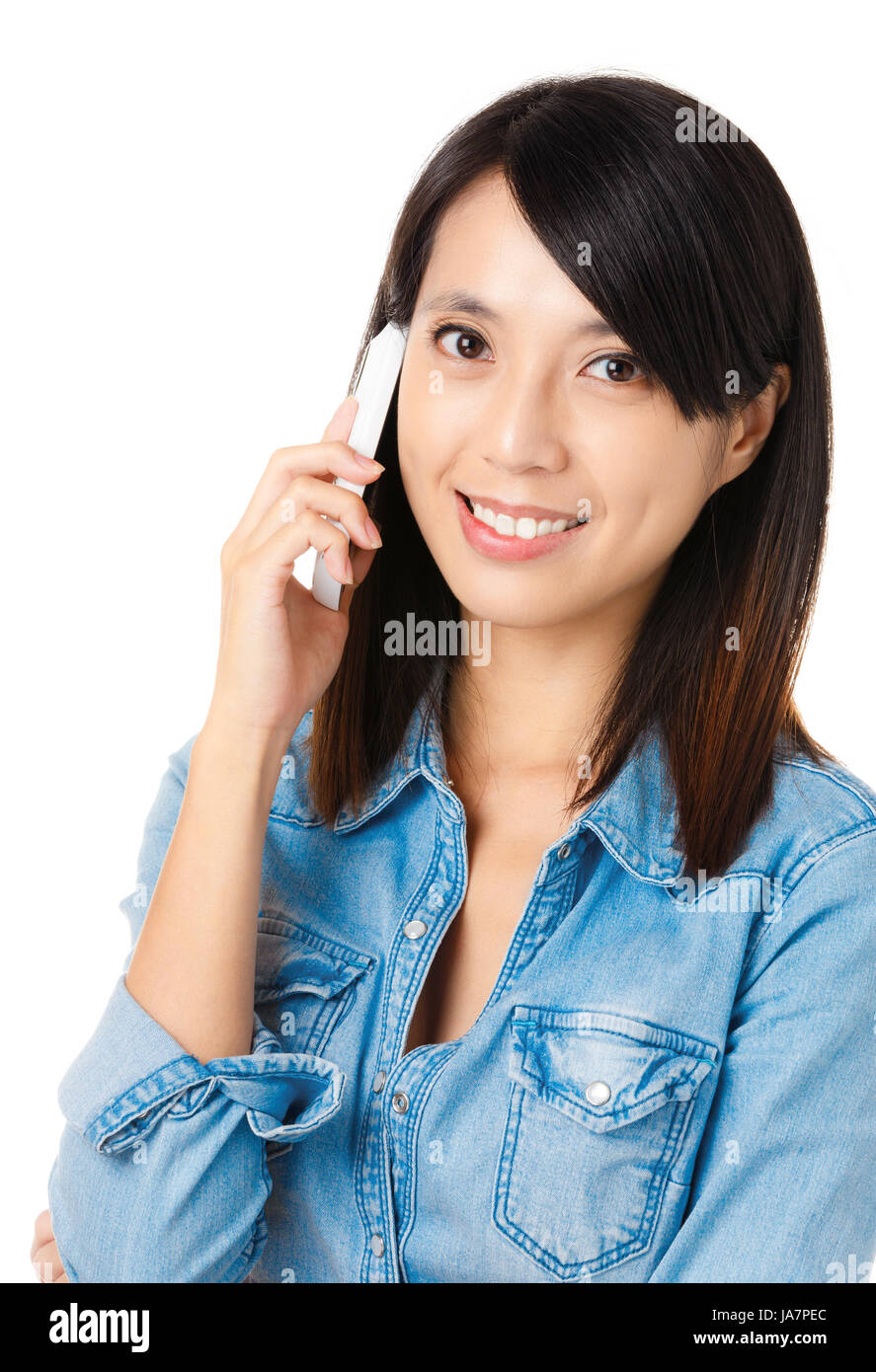 woman, telephone, phone, laugh, laughs, laughing, twit, giggle, smile ...