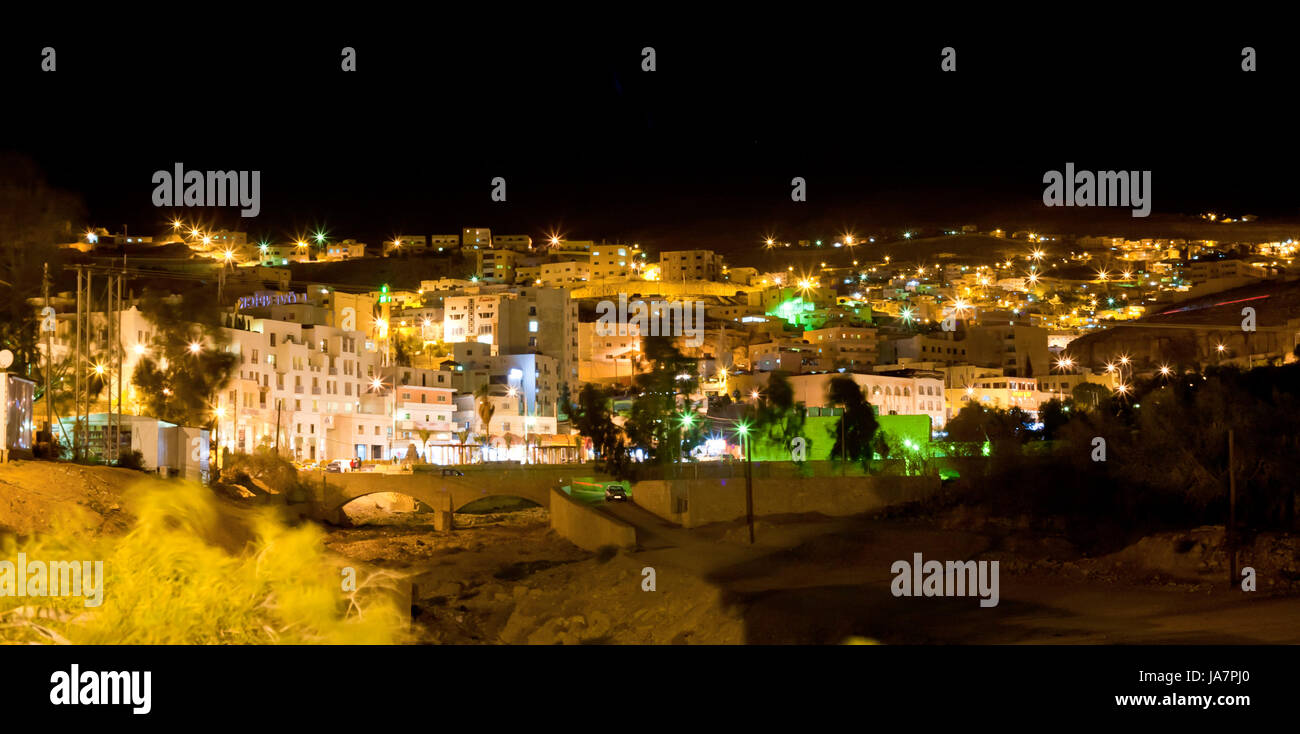 city, town, horizon, night, nighttime, jordan, outdoor, tour, sight ...