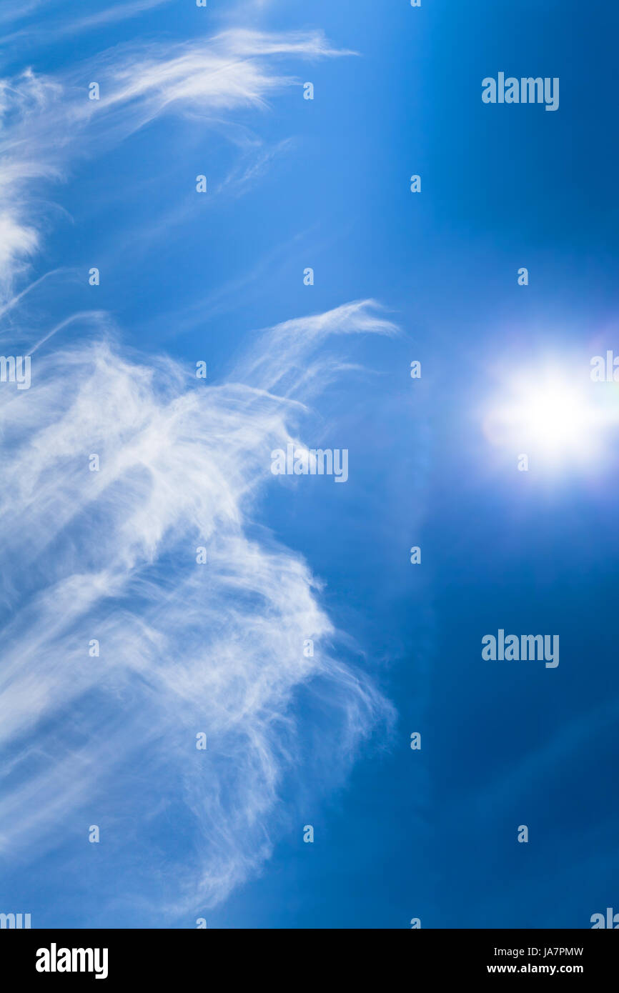 blue, environment, enviroment, cirrus, beam, shine, shines, bright ...
