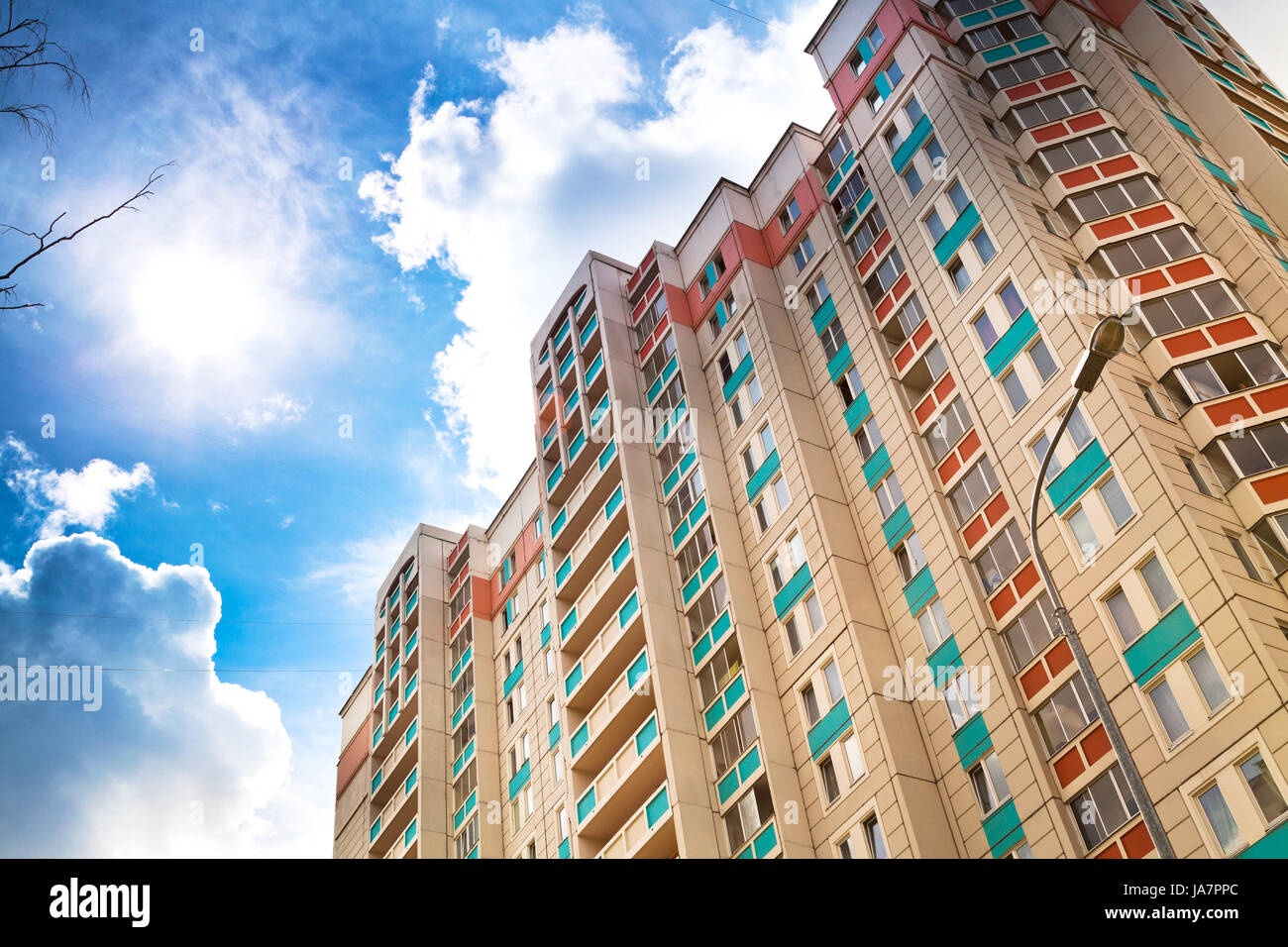 blue, house, building, city, town, environment, enviroment, modern ...