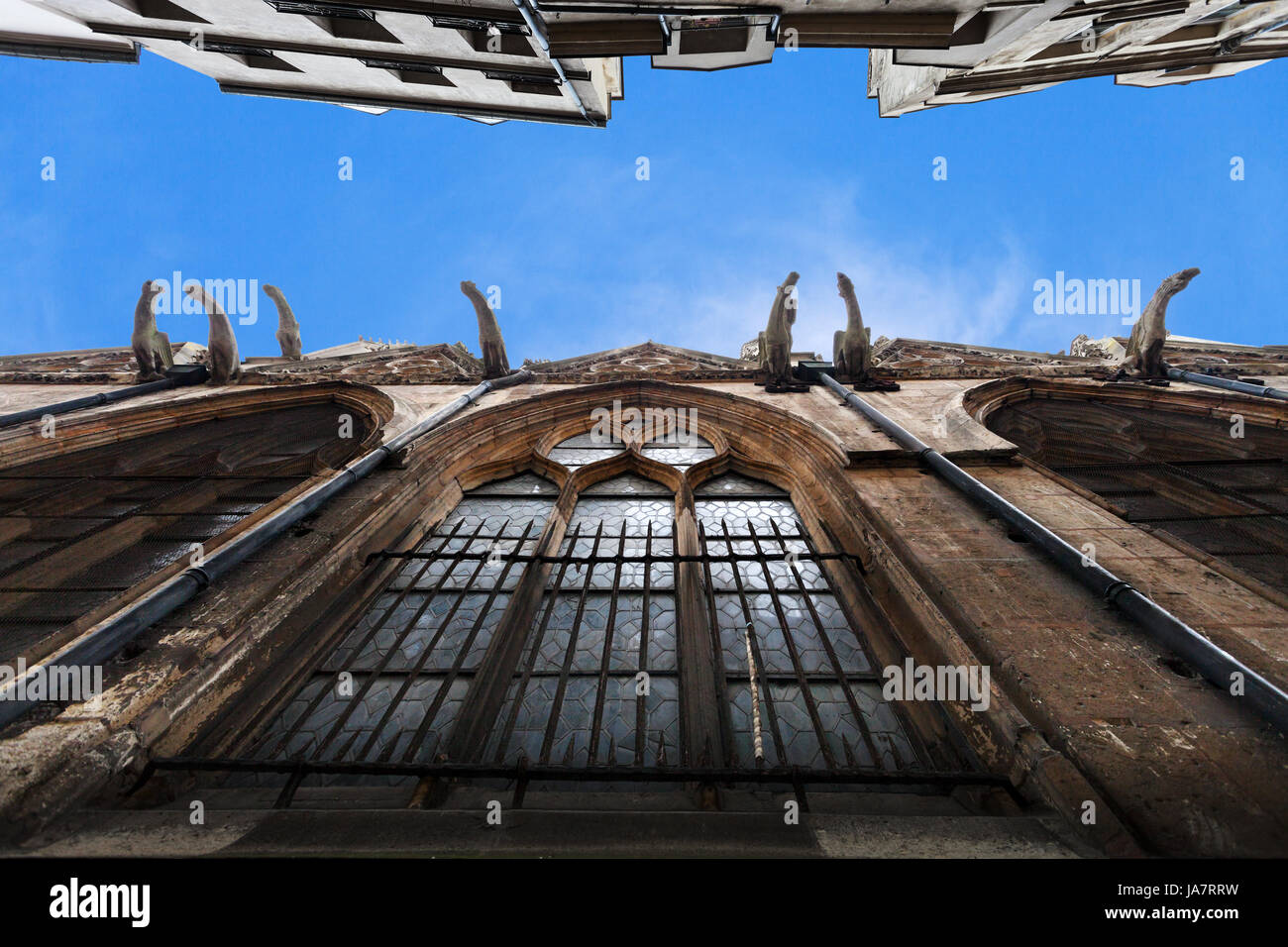 blue, church, city, town, window, porthole, dormer window, pane ...