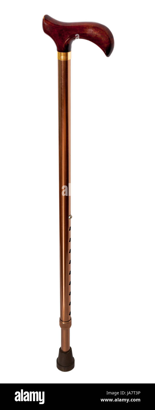 walking cane isolated on white background Stock Photo - Alamy