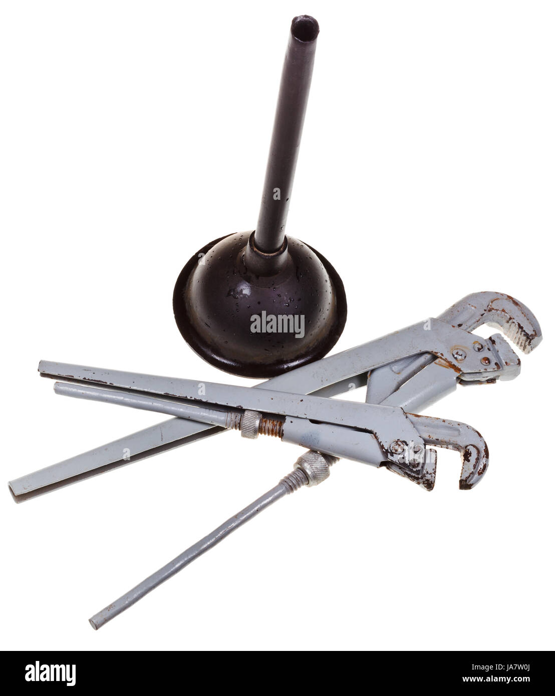 tool, isolated, engineering, repair, metal, sanitary, used, equipment ...