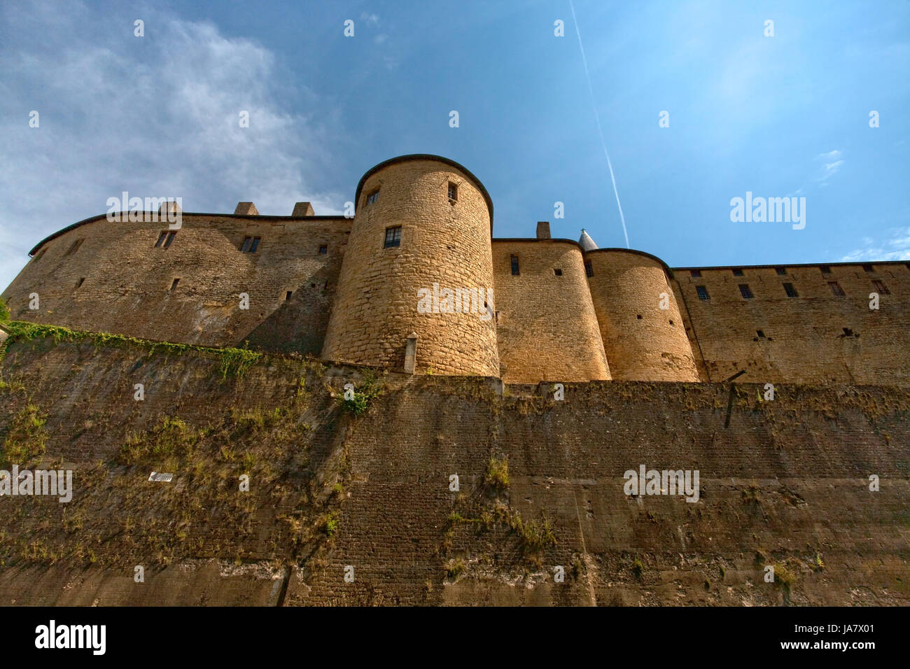 medieval castle in Sedan town in France Stock Photo - Alamy