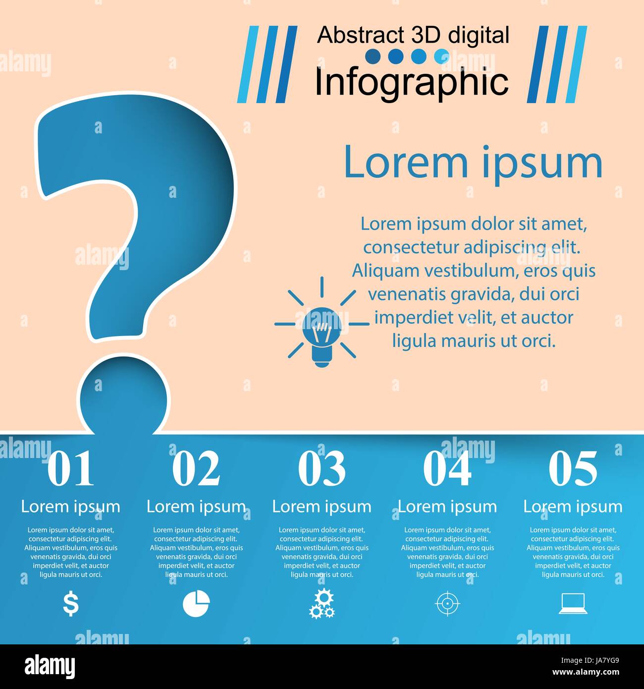 Business infographics. Question mark Stock Vector Image & Art - Alamy