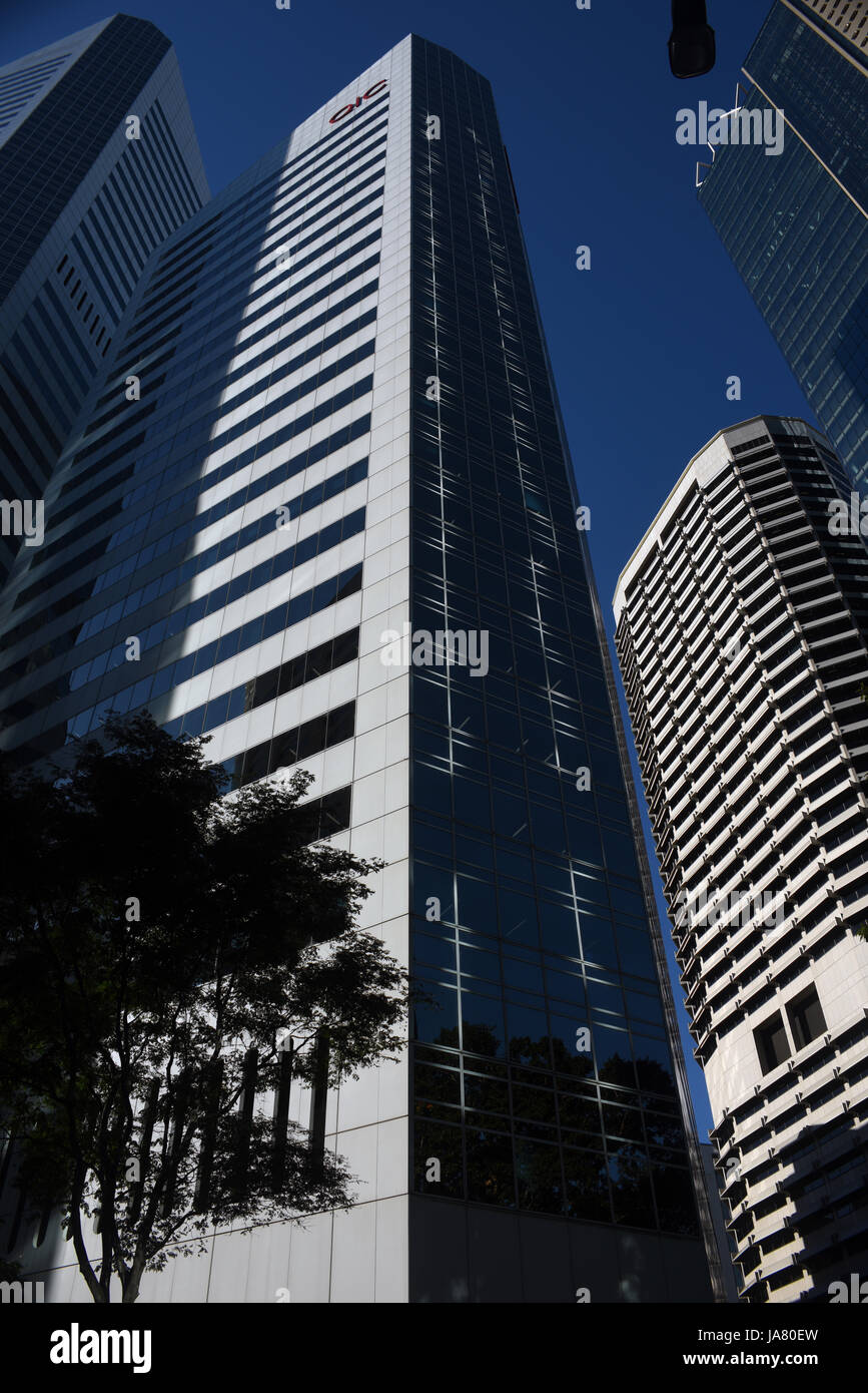 Brisbane, Australia: Office buildings in financial district Stock Photo ...