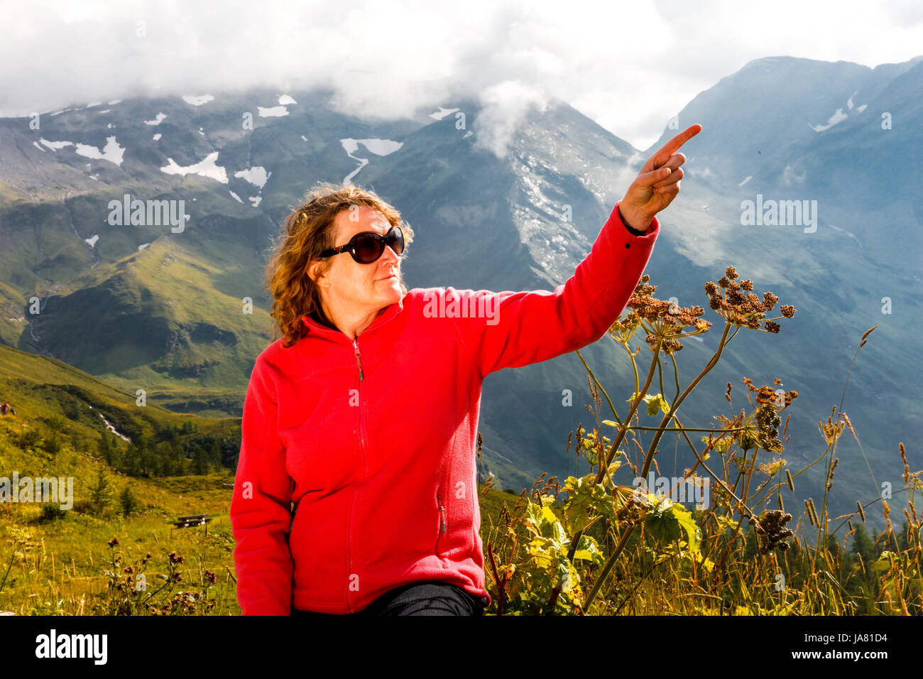 alps woman 5 Stock Photo - Alamy