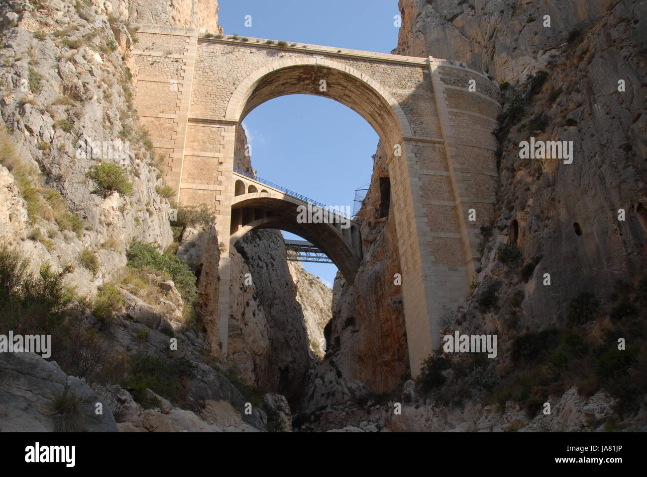 bridge, spain, ravine, bridge, spain, ravine, style of construction ...