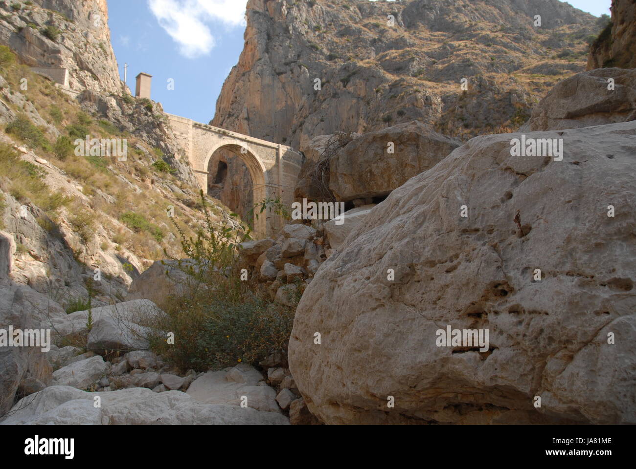 bridge, spain, bridge, spain, ravine, style of construction ...